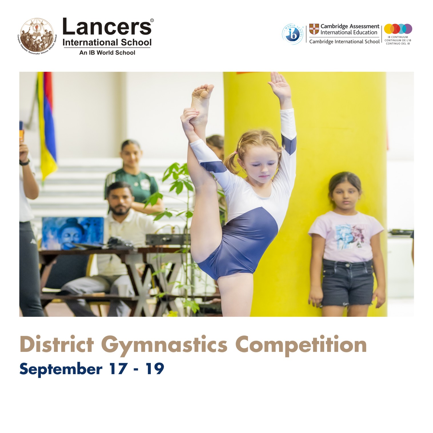 (17th-19th September) District Gymnastics Competition - Lancers ...